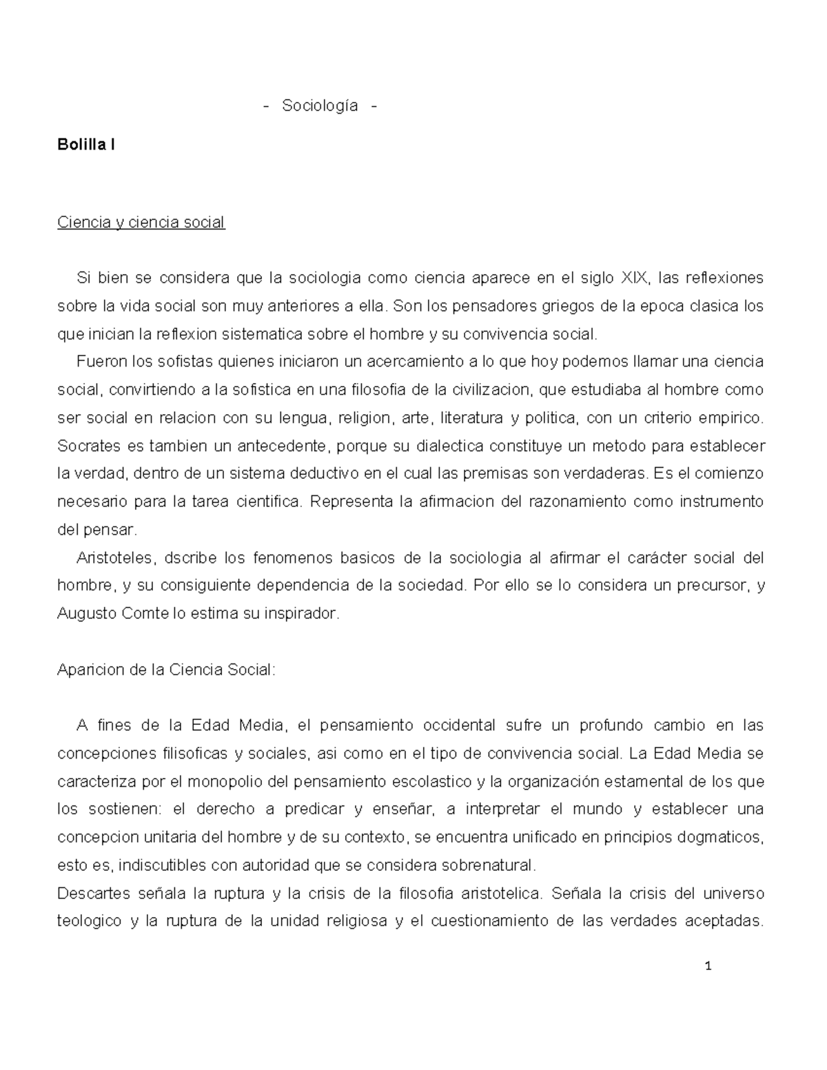 Resumen Sociologia (Fucito) completo - Sociología - Bolilla I Ciencia y ...