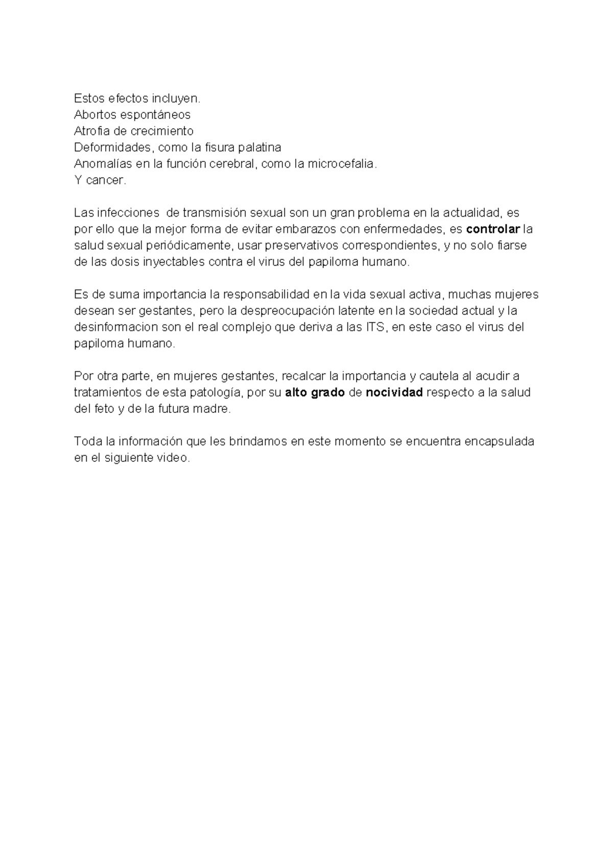 Embrio%20VPH - Kdkdkd - Estos efectos incluyen. Abortos espontáneos ...