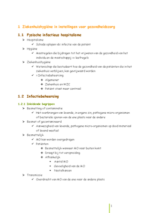 3. Handhygiëne - summarie - 3. Handhygiëne 3 Huidflora (pwp) 2 soorten ...