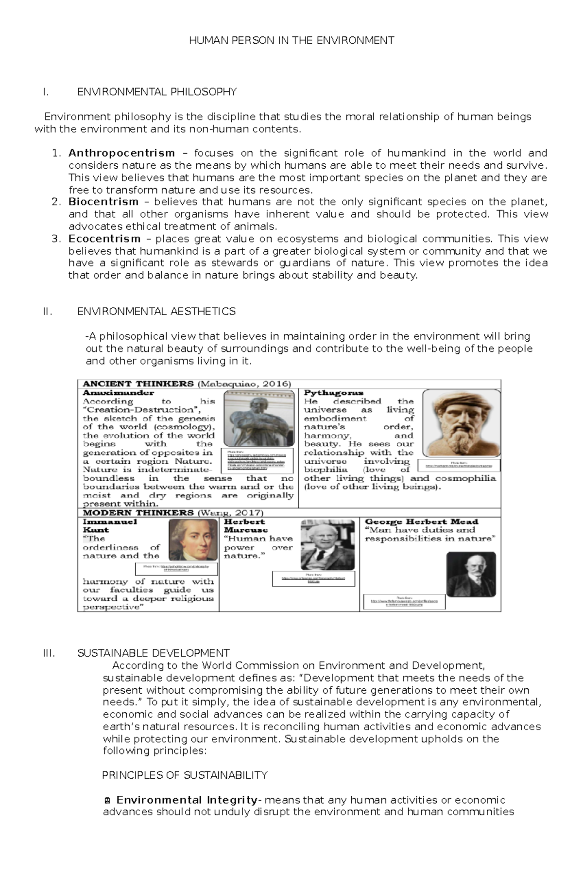 6. THE Human Person IN THE Environment - HUMAN PERSON IN THE ...