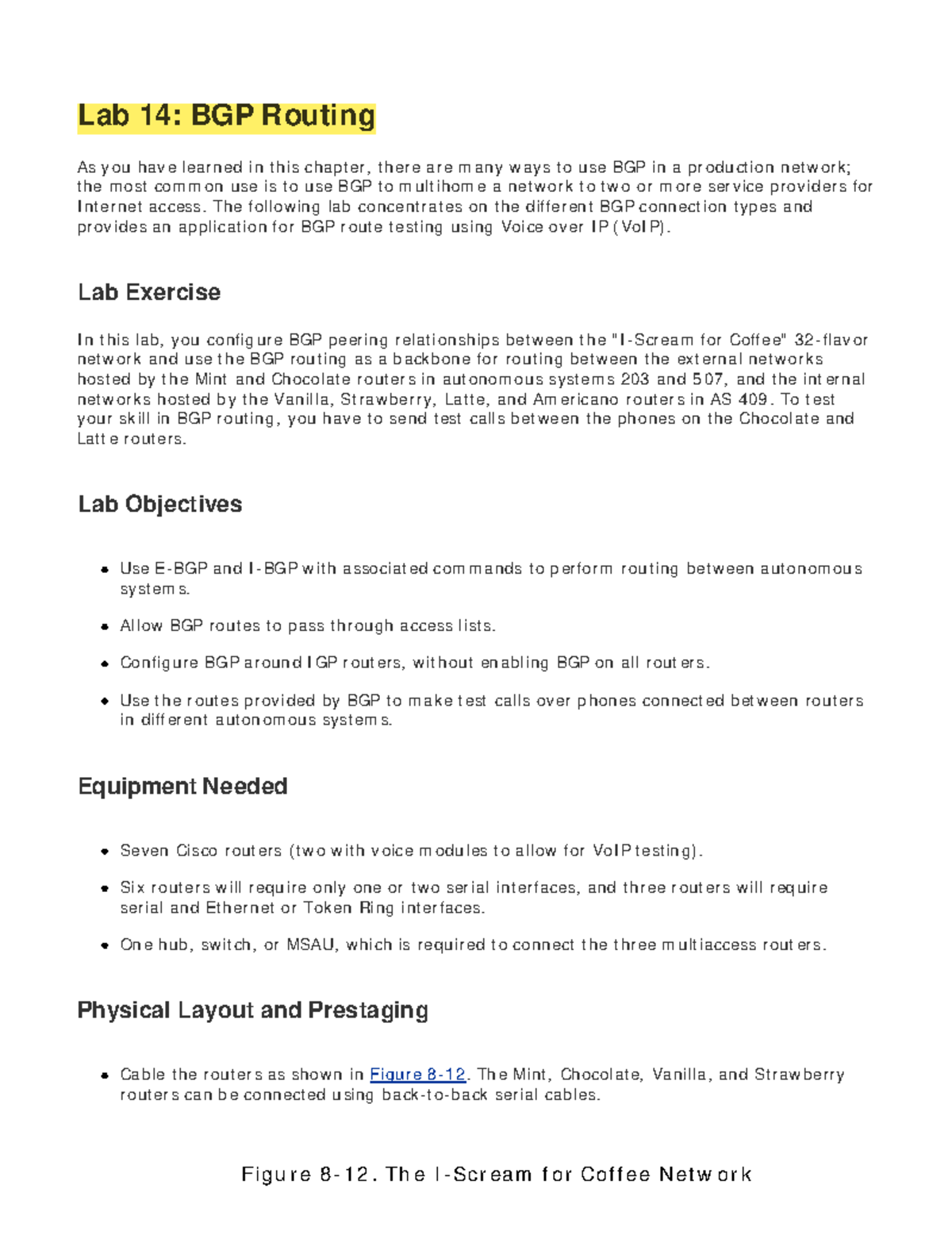 Chapter 8 Introduction to BGP 4 Configuration 6 - Table of Content s I ndex Exam ples CCI E Pr a ...