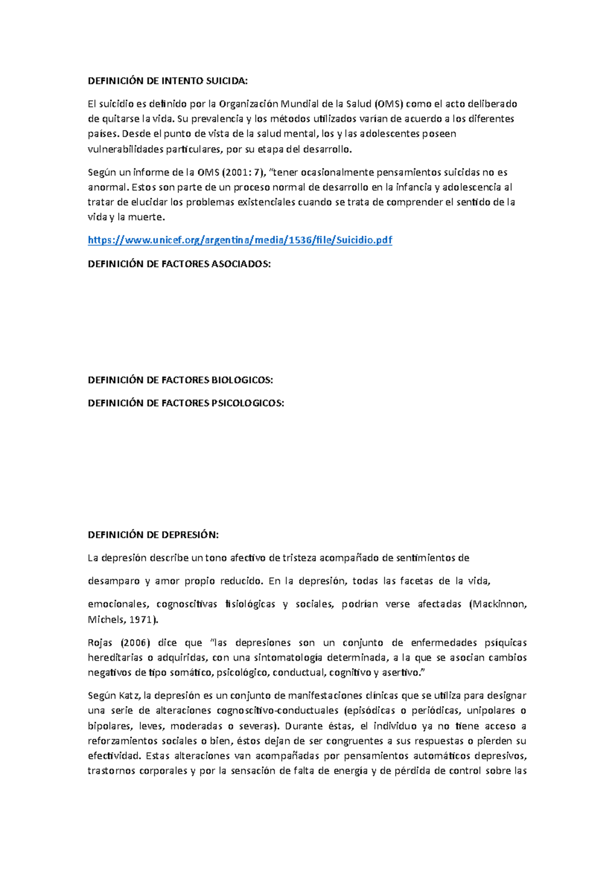 Definición DE Intento Suicida - DEFINICIÓN DE INTENTO SUICIDA: El ...
