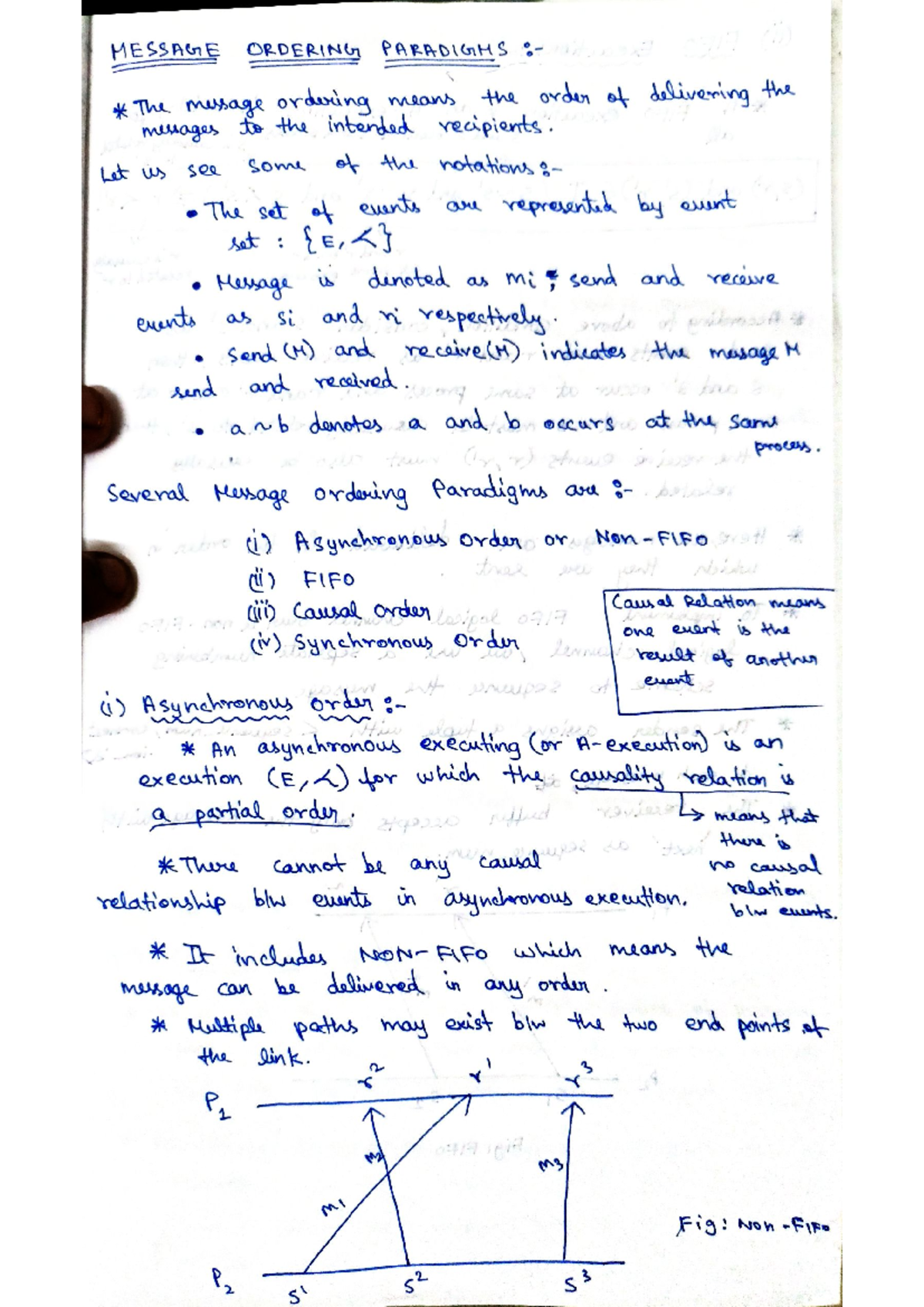 Message ordering paradigms - Distributed Computing - Studocu Message ordering paradigms - Distributed Computing - Studocu