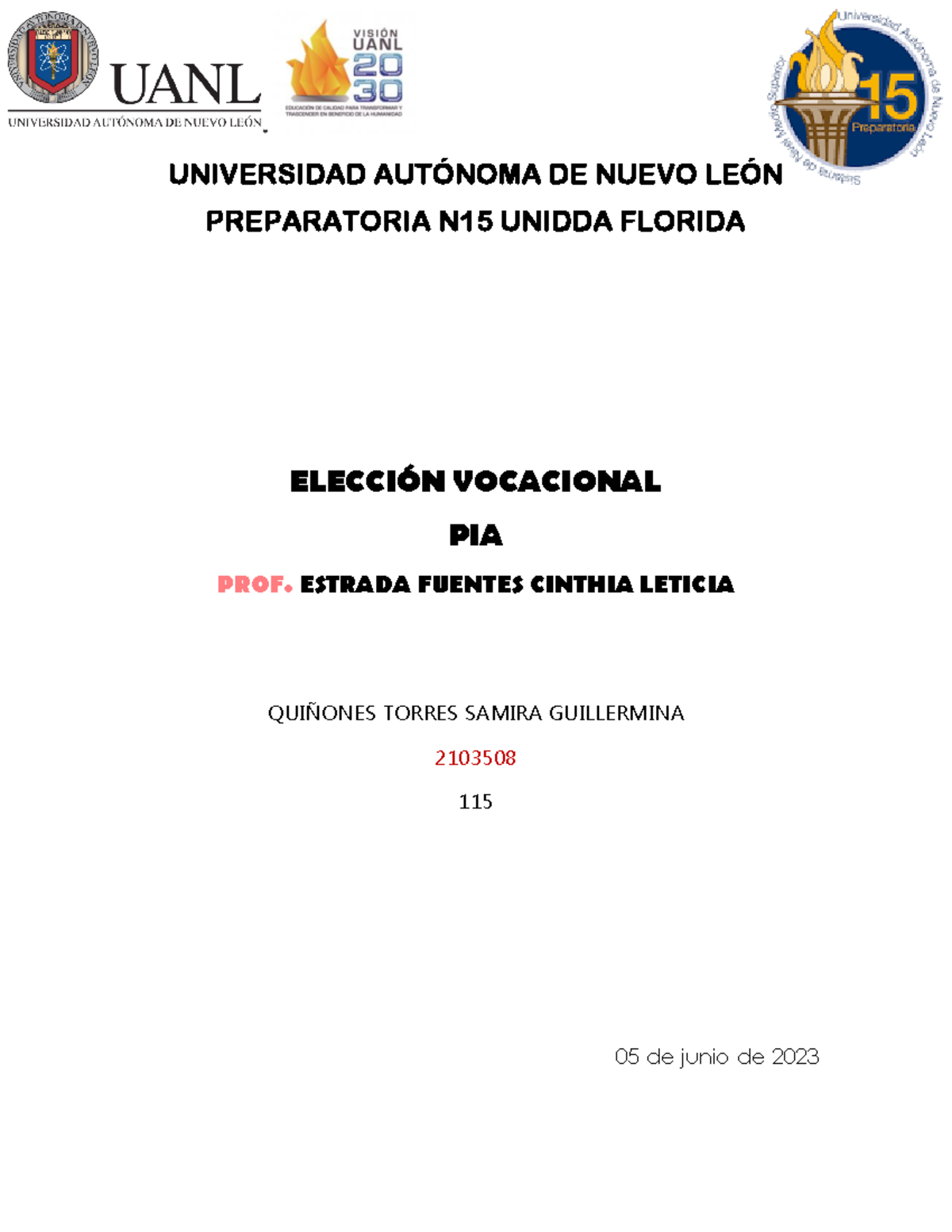 SGQT PIA EV - @shessaam - UNIVERSIDAD AUT”NOMA DE NUEVO LE”N PREPARATORIA N15 UNIDDA FLORIDA ...