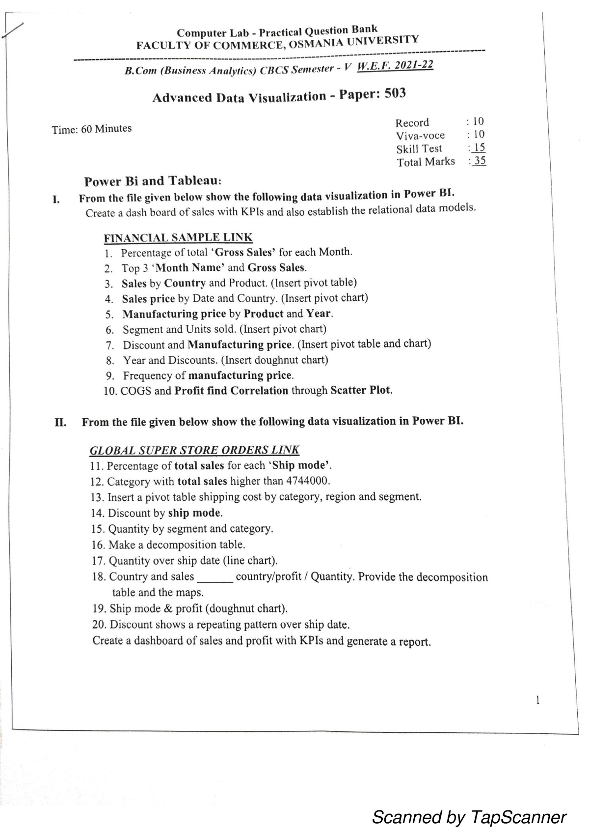 Advanced Data Visualization V Sem 2023 - Computer Lab Practical ...