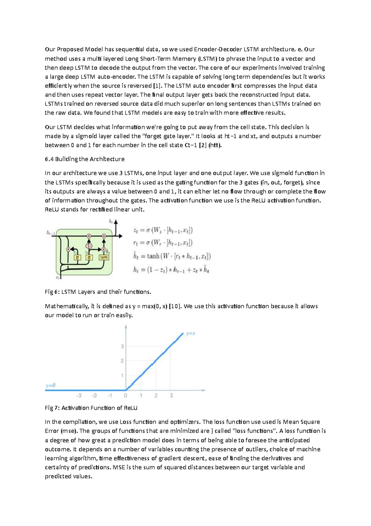 Proposed Model - e. Our method uses a multi layered Long Short-Term Memory (LSTM) to phrase the ...