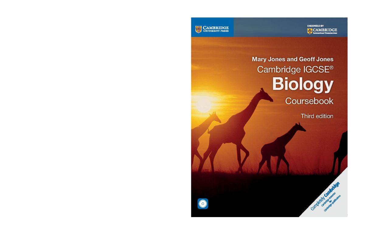 Cambridge Igcse Biology Coursebook third - Mary Jones and Geoff Jones ...