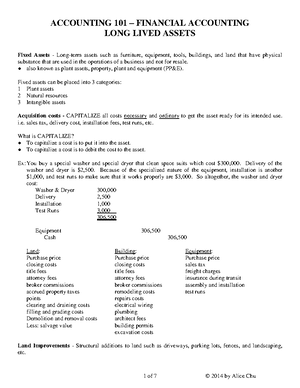 Acct101 lecture notes chapter 8 - ACCOUNTING 101 – FINANCIAL ACCOUNTING ...