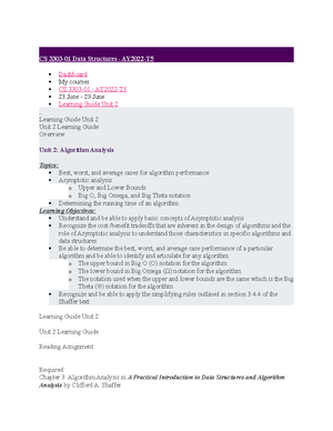 Cs3303 Graded-Quiz Unit 5 - CS 3303 - Studocu