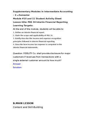 Chapter 11- PFRS for Small and Medium-sized Entities (SMEs) Notes ...