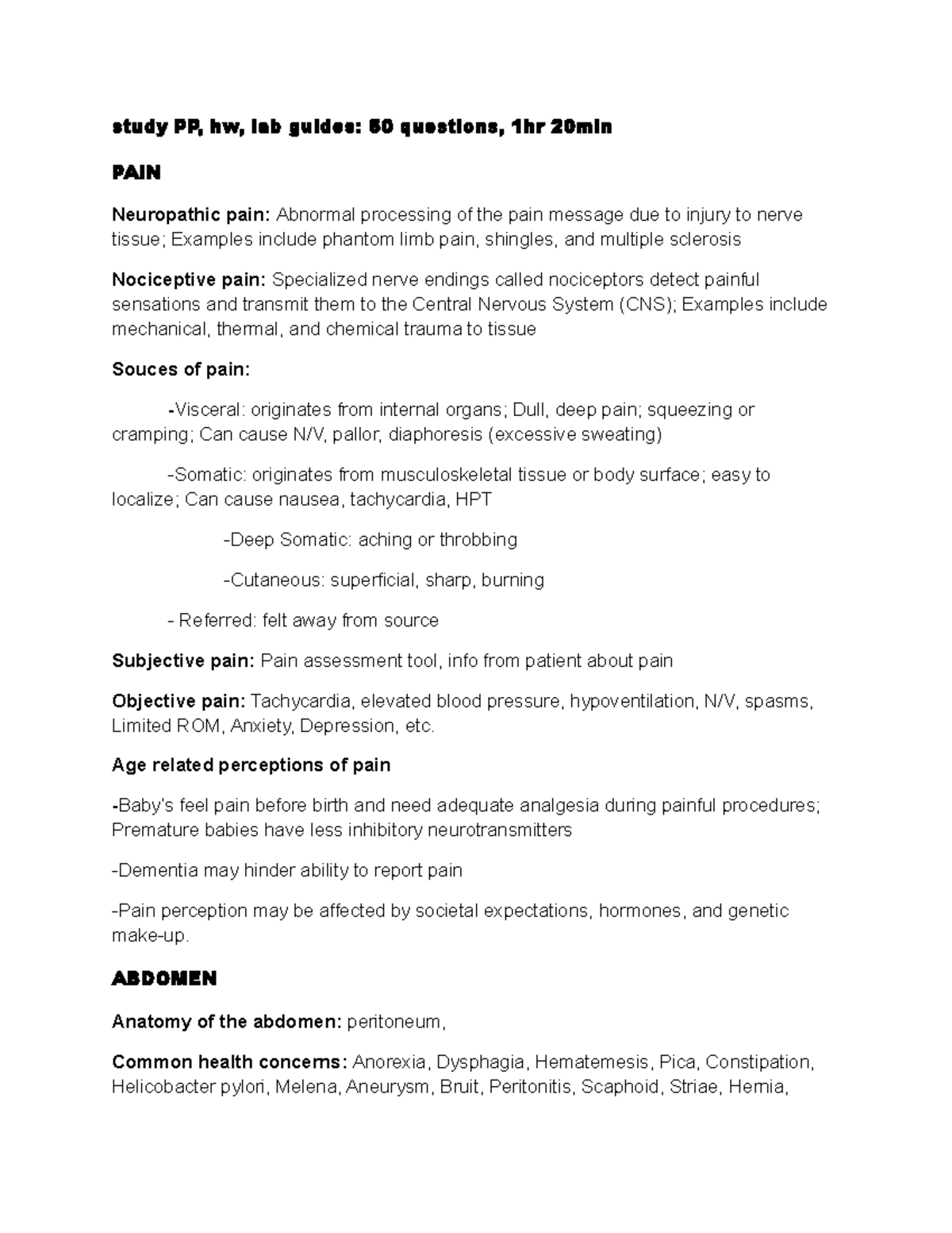 Assessment Exam 2 Study Guide - study PP, hw, lab guides: 50 questions ...