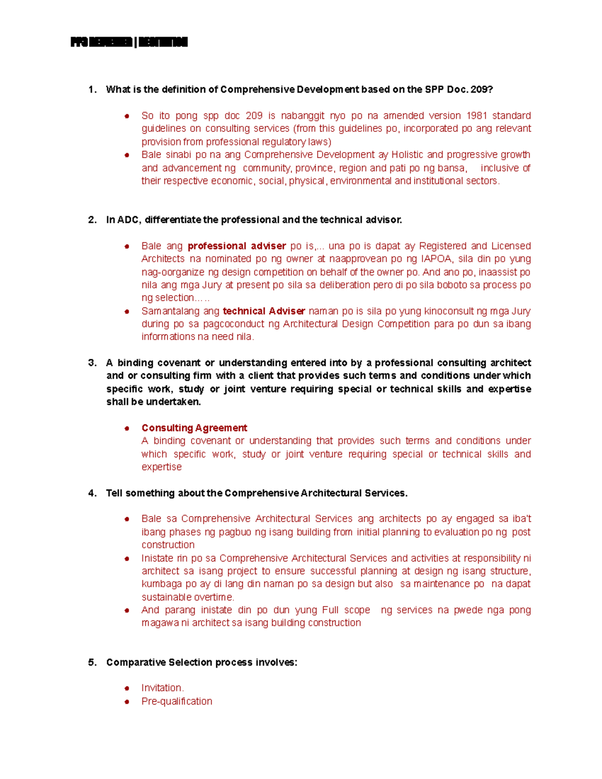 PP3- Recit- Reviewer - nhjkokhhh - What is the definition of ...
