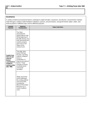 Unit Guide - Period 4 (1900-Present) - Unit Guide – Period 4 (1900 CE ...