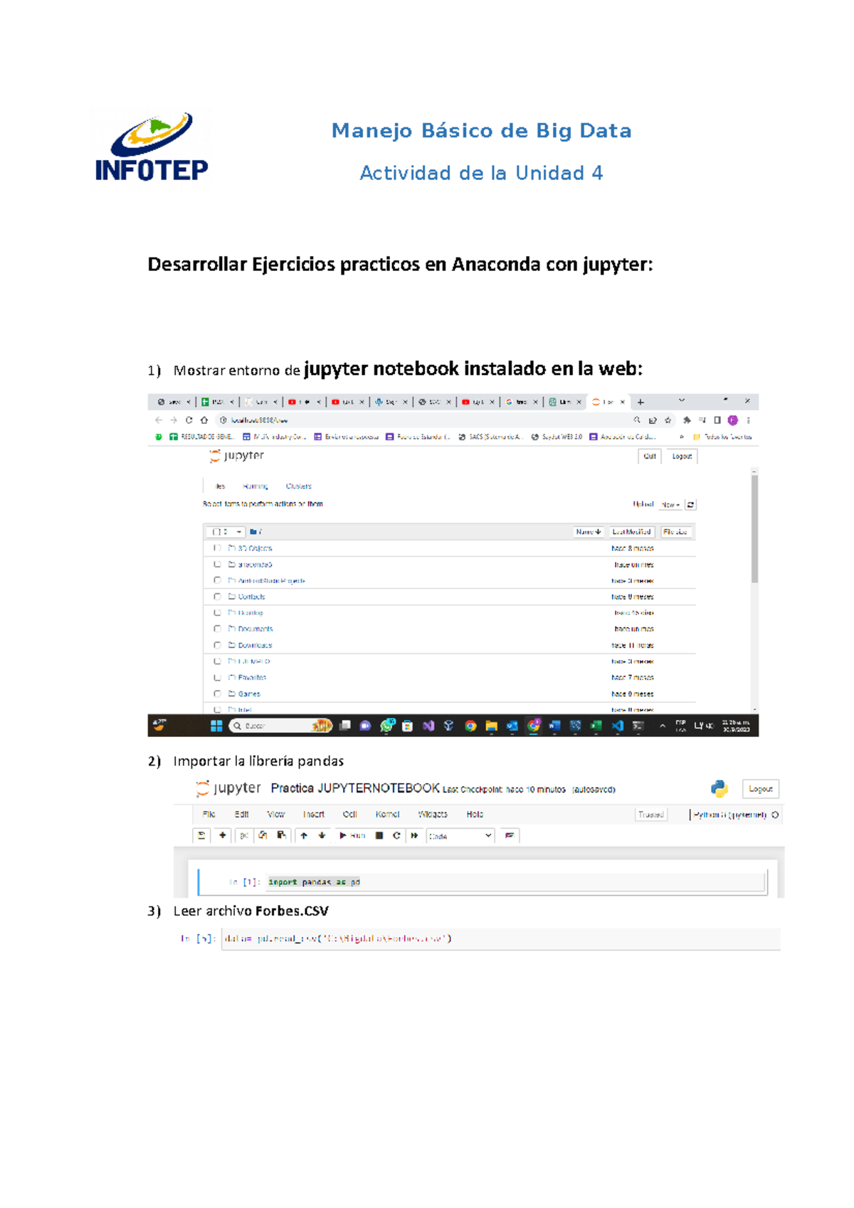 Actividad 4.1 - Ejercicio Práctico 1 - Base de datos - Manejo Básico de ...