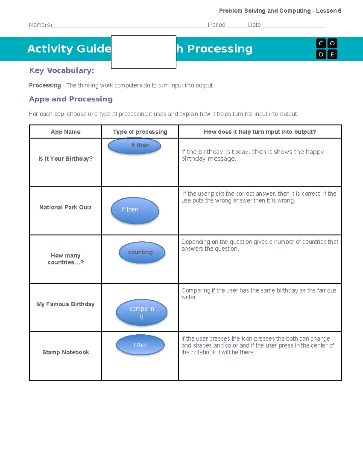 U1L06 - Activity Guide -Apps with Processing - Problem Solving and ...