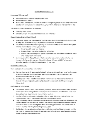 ABH and GBH - Lecture notes 2 - The Offences Against the Person Act ...