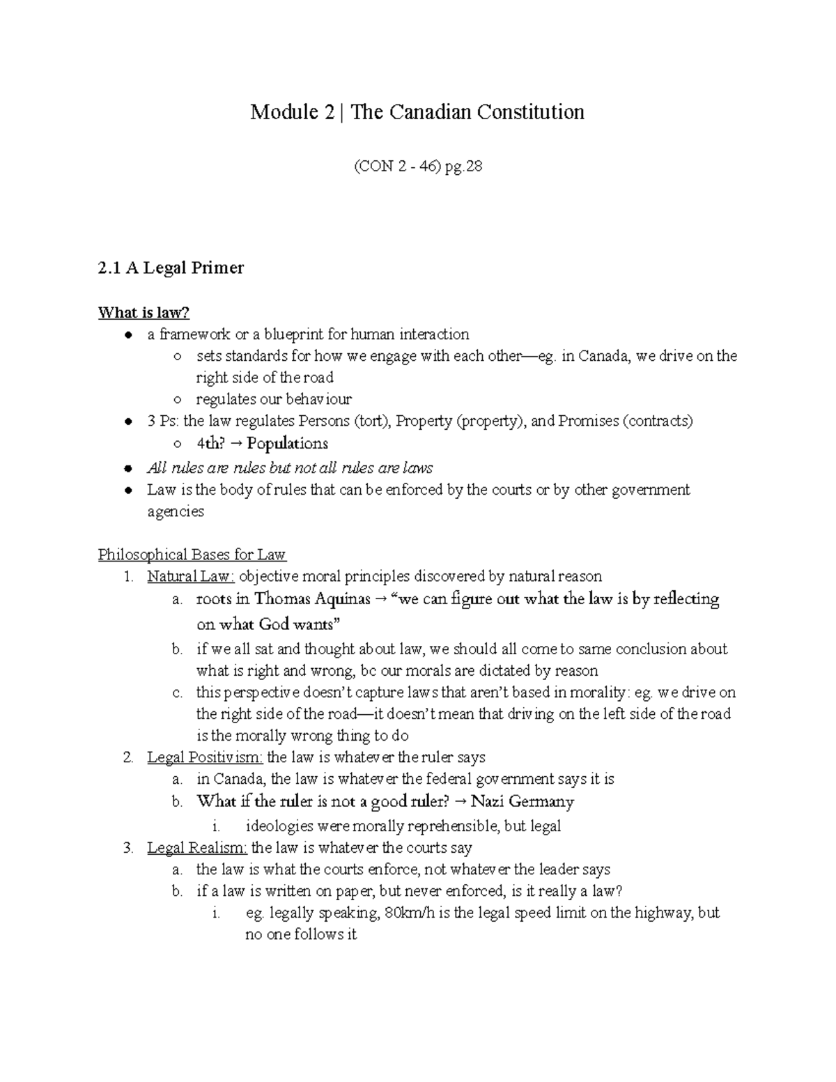 2 The Canadian Constitution - Module 2 | The Canadian Constitution (CON ...