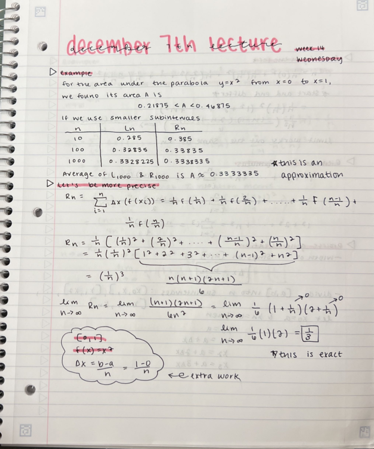 Week 14 Wednesday Calc Notes - AgceMper TE LOCEUEE eu exanepres for vit ...