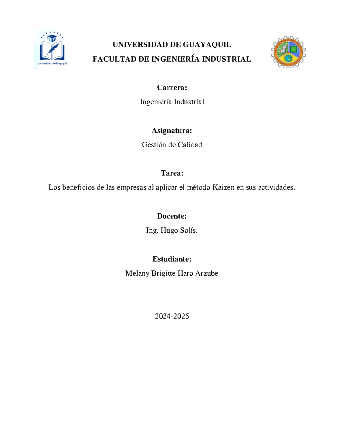 Haro Arzube tarea Kaizen gsdgsdfgsd fghsdgs dfgsdg sdgsdgsdgsedrfeasfe ...