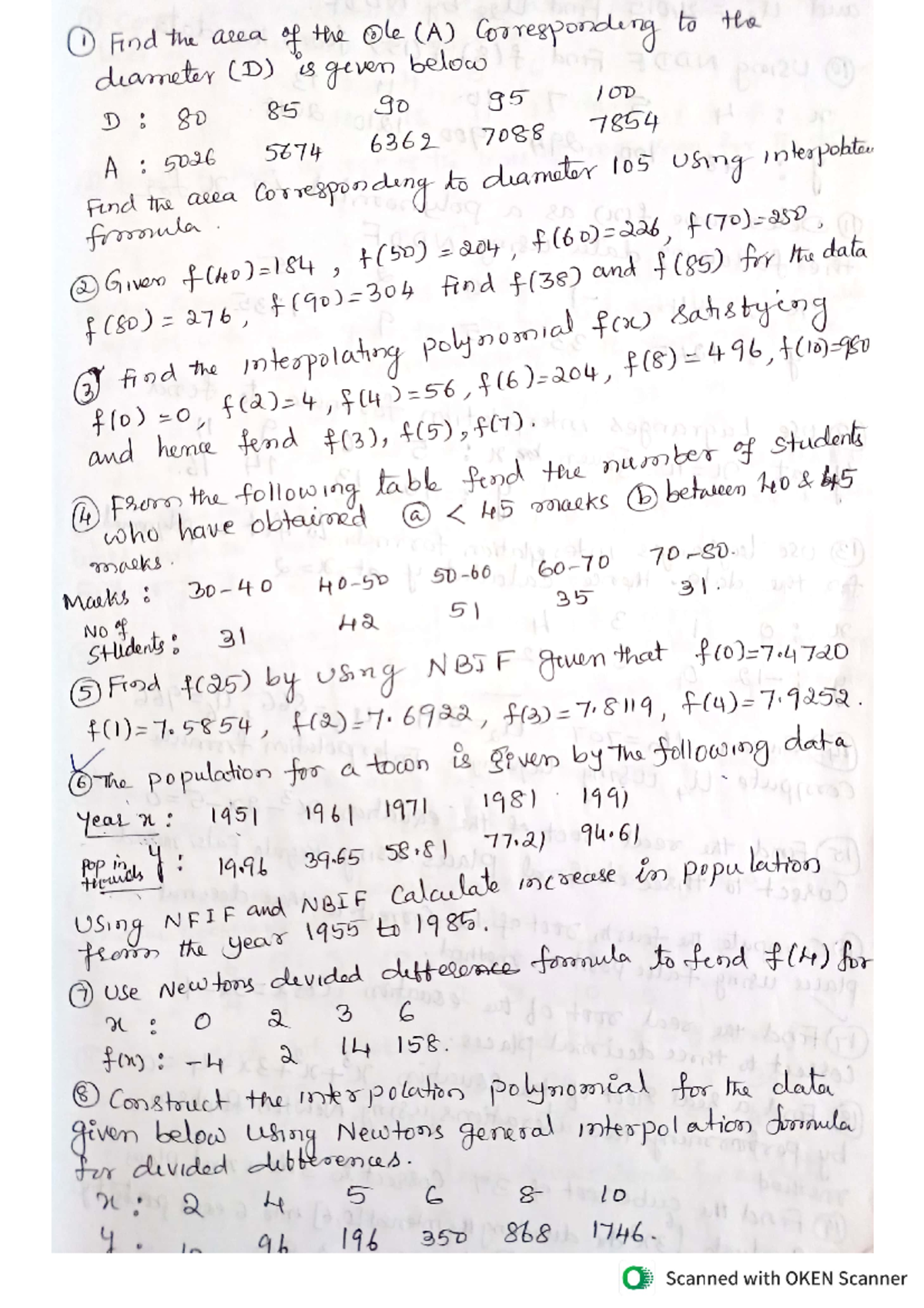 II sem,2nd Assignment - Zglhcj😜😇🙂 - 1 Find the area of the De (A ...