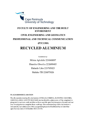 Quatering - Department of Civil Engineering CONSTRUCTION MATERIALS ...