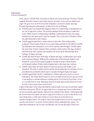 Winters Tale Act 2 Reading Questions and Paraphrase - ACT 2 2. In the ...