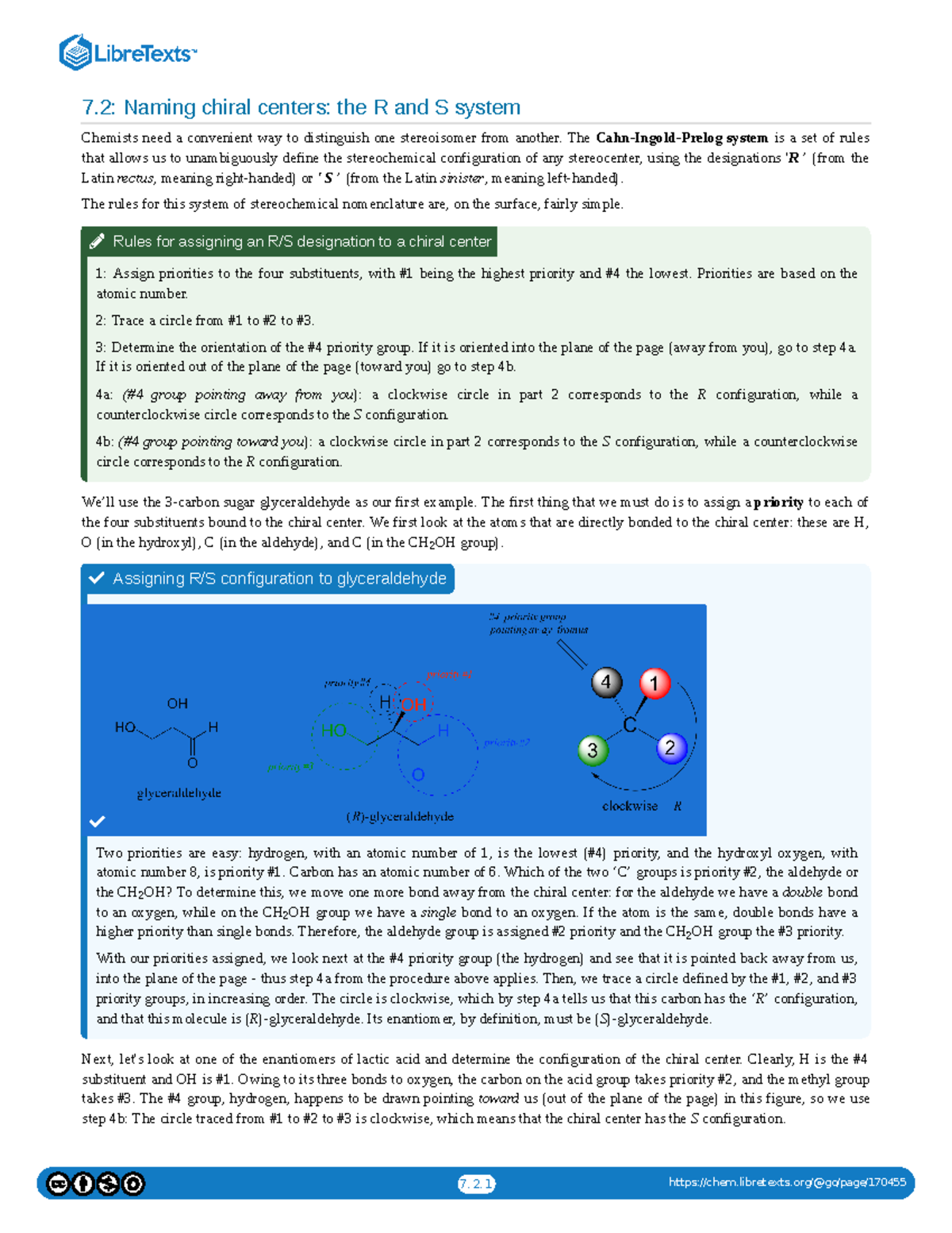 Sdsdsdsd 1 - MORE - 7.2 chem.libretexts/@go/page/ 7: Naming chiral centers: the R and S system ...