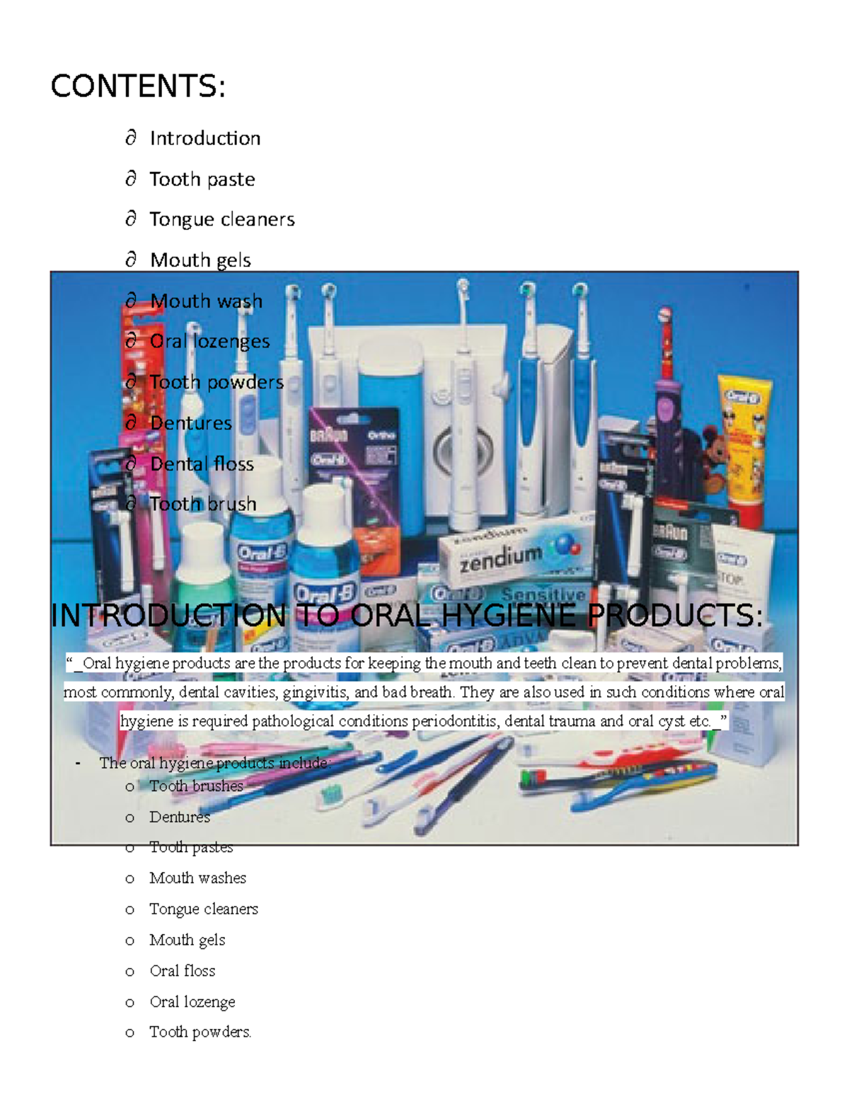 Pharmaceutics 2 - Pharmaceutical preparations - CONTENTS: Introduction ...