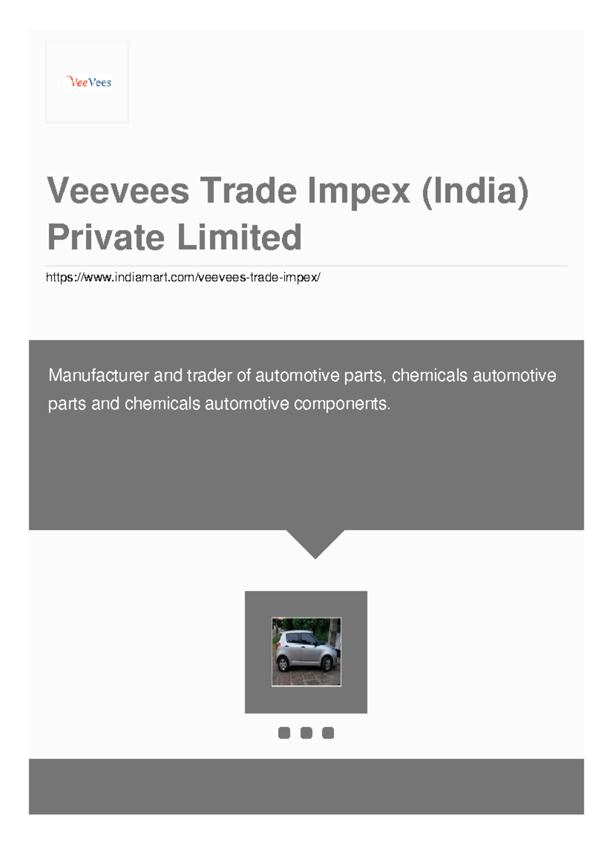 Veevees trade impex india private limited - Veevees Trade Impex (India) Private Limited - Studocu