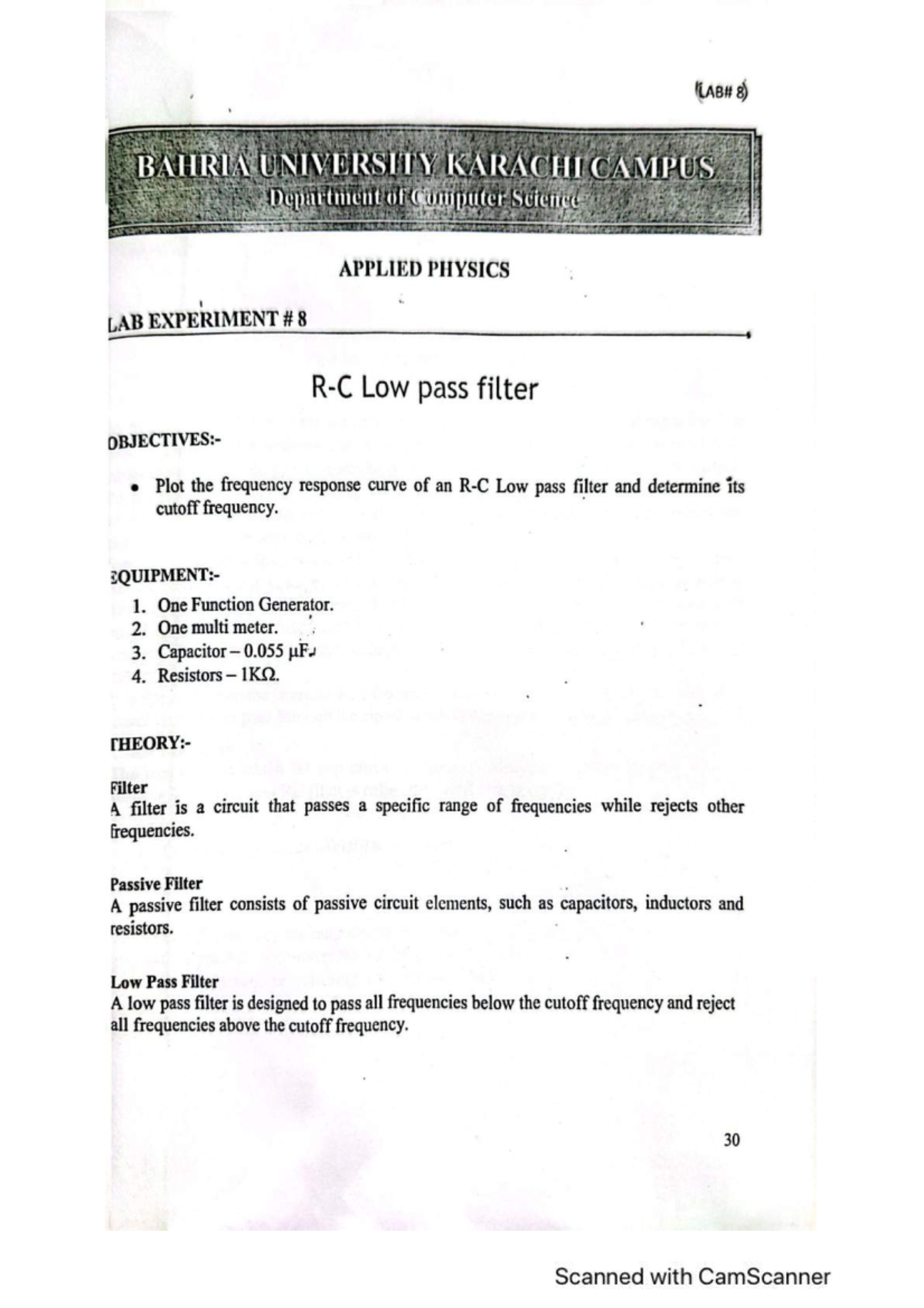 Physics lab 2-compressed - Applied physics - Studocu