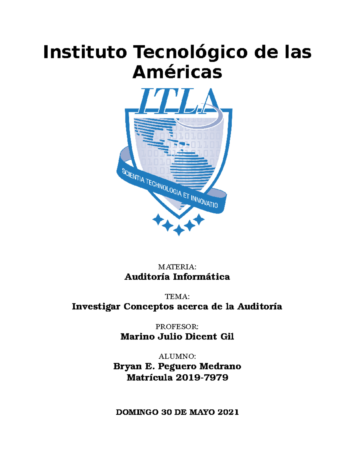 Tarea 1 - Lecture notes 2 - Instituto Tecnológico de las Américas ...