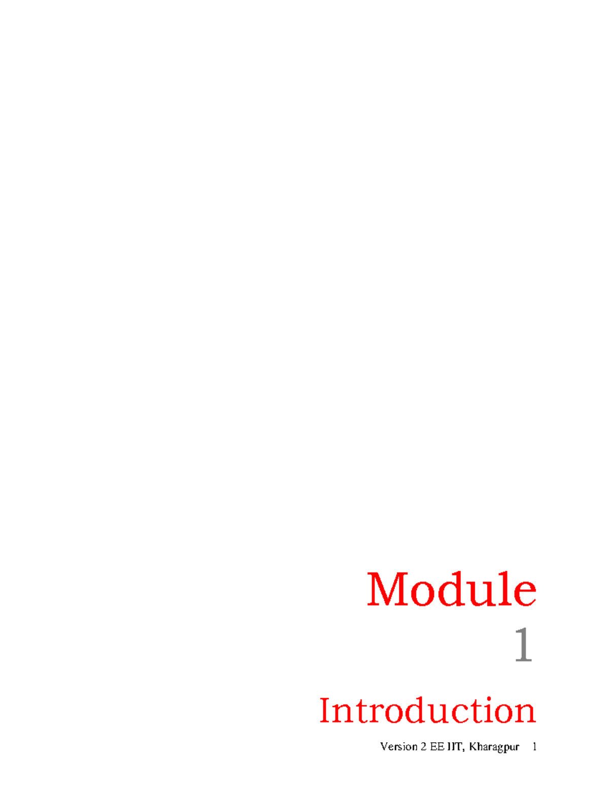 Lesson-1 - Good materials - Module 1 Introduction Lesson 1 Introduction ...