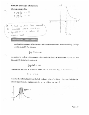 Section 2.4 - Completed Handout - MATH 251 - Studocu
