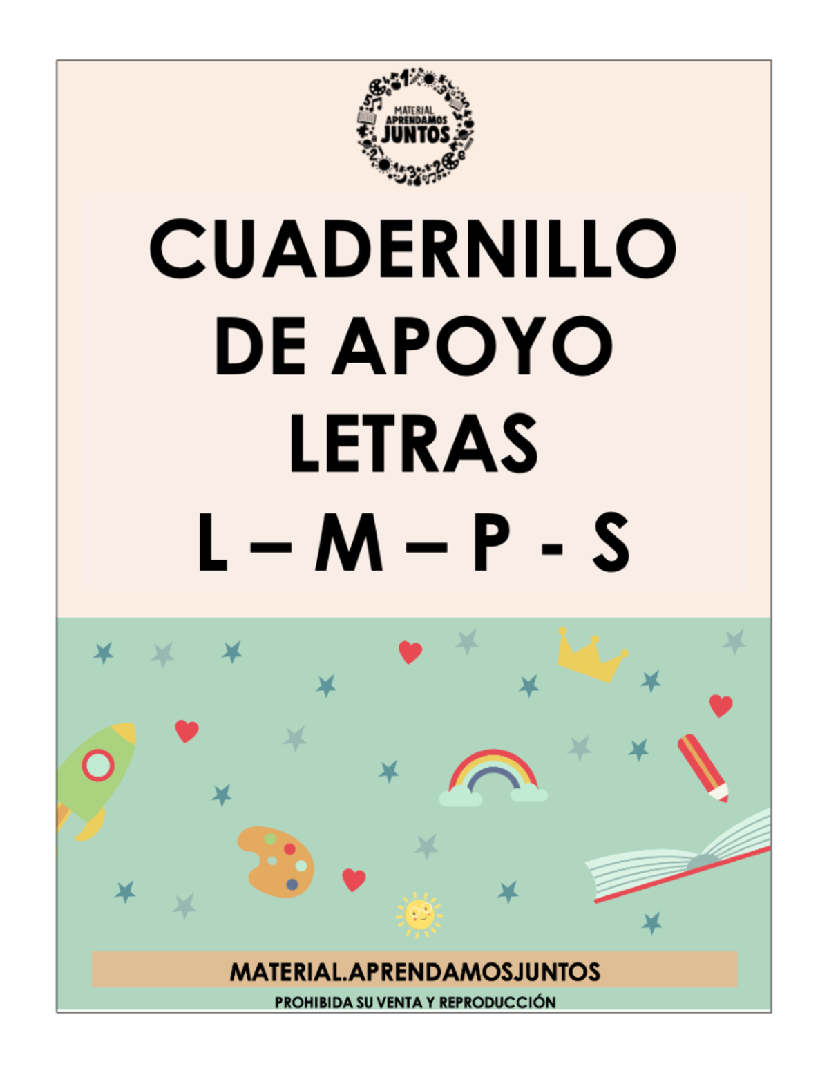 32.- Cuadernillo de apoyo - Letras L - M - P - S - Practica Lenguaje y ...