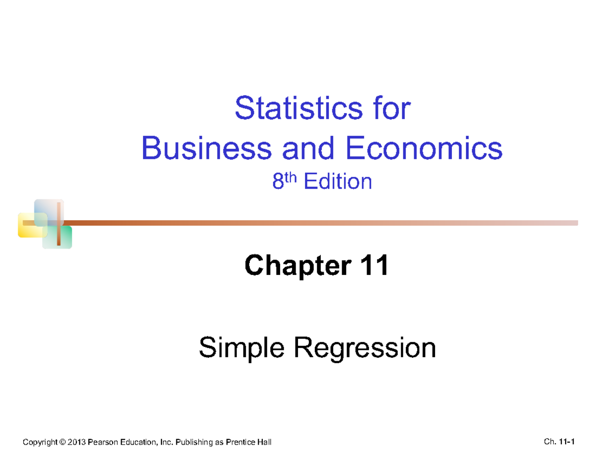 chapter 8 newbold, business statistics 172 - Statistics for Business ...
