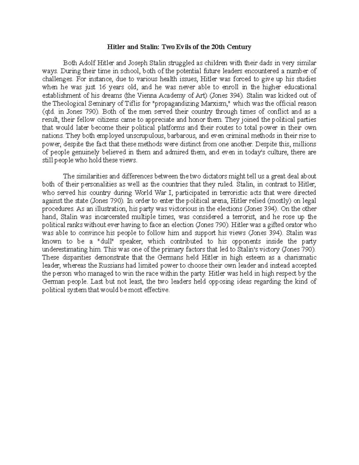 Hitler and Stalin- Two Evils of the 20th Century - During their time in ...