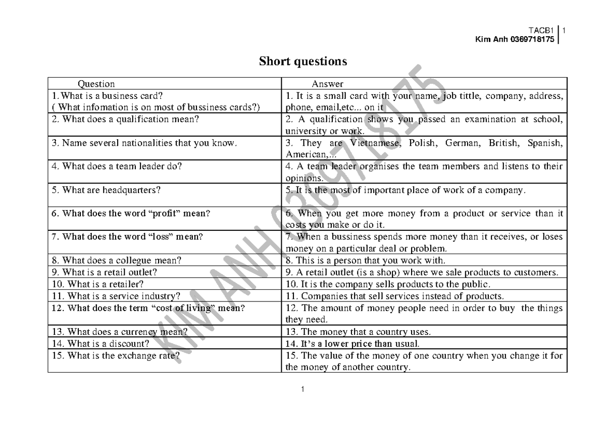 Short Question 100CB1 2 đã chuyển đổi - Kim Anh 0369718175 Short ...