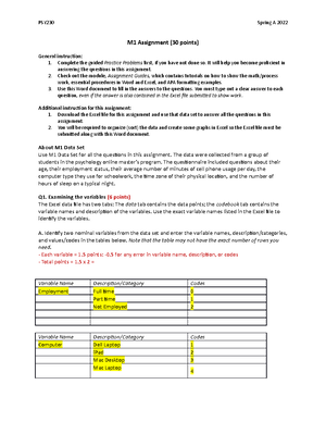 PSY 230 Exam Notes Pt. 2 - Exam 1 Study Notes Know what the two ...
