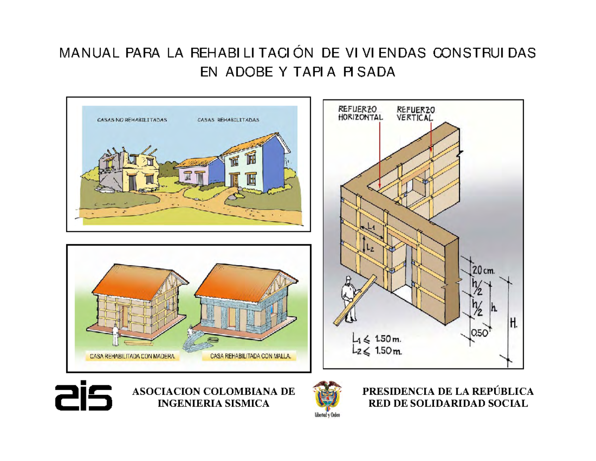 Manual Rehabilitacion Muros EN Tapia - ASOCIACION COLOMBIANA DE ...