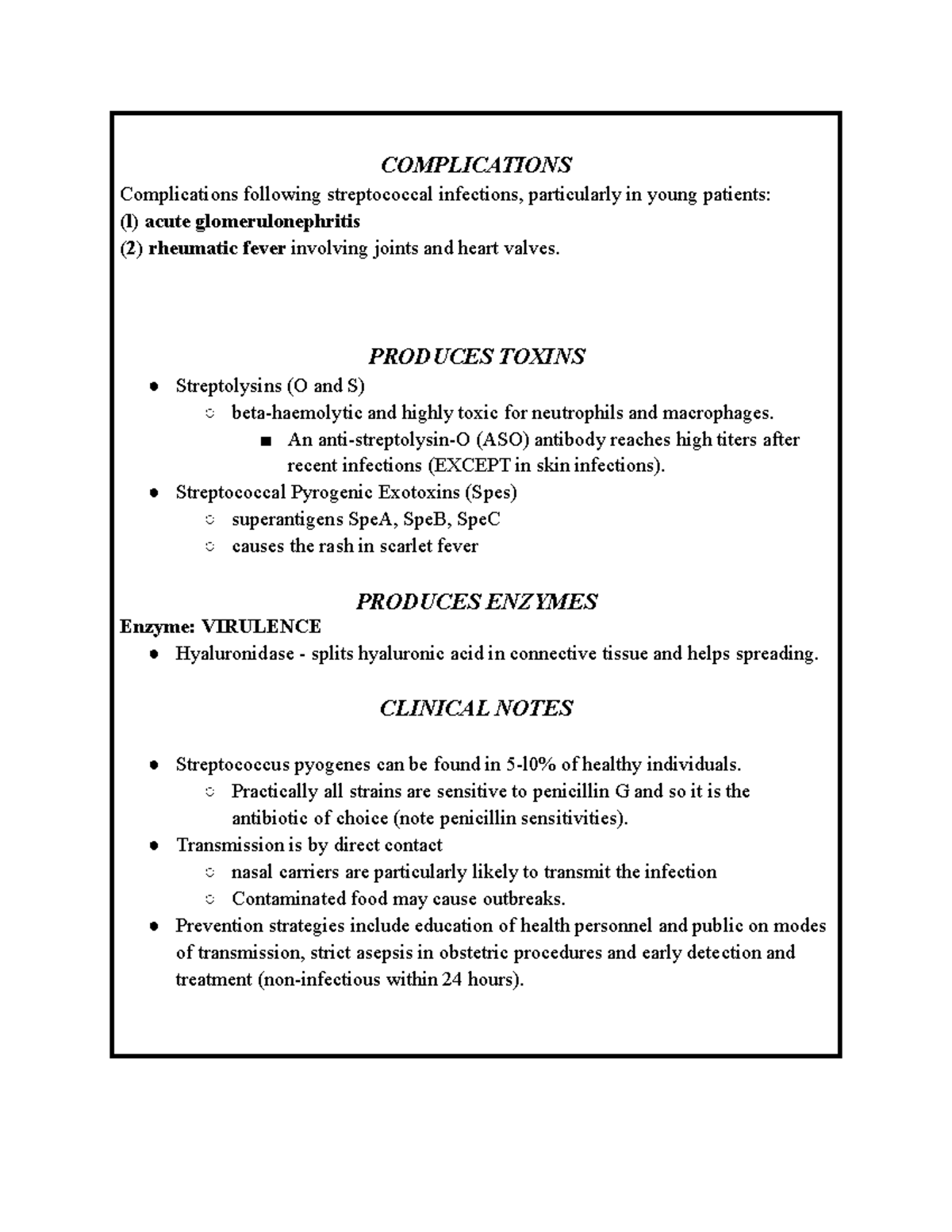 4General Principles of Diagnostic Microbiology - Notes - COMPLICATIONS ...
