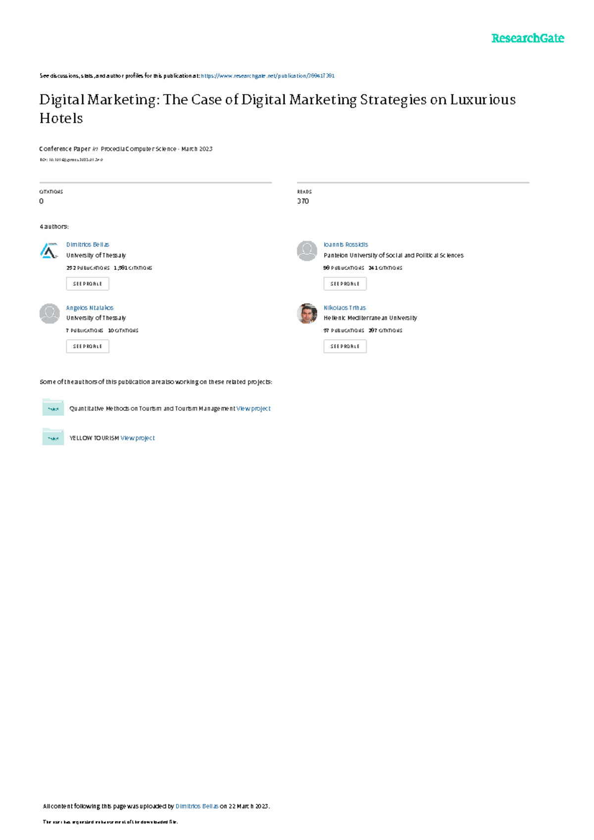 Digital Marketing The Case of Digital Marketing Strategy Luxurious ...