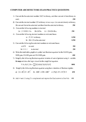 Introduction TO Programming - Introduction to programming Summary Architecture of a computer ...