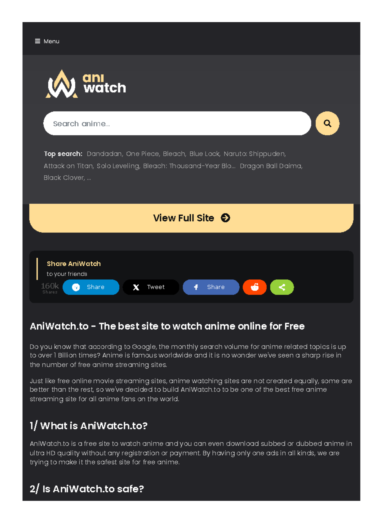 Aniwatchtv-to - sss - View Full Site AniWatch - The best site to watch ...