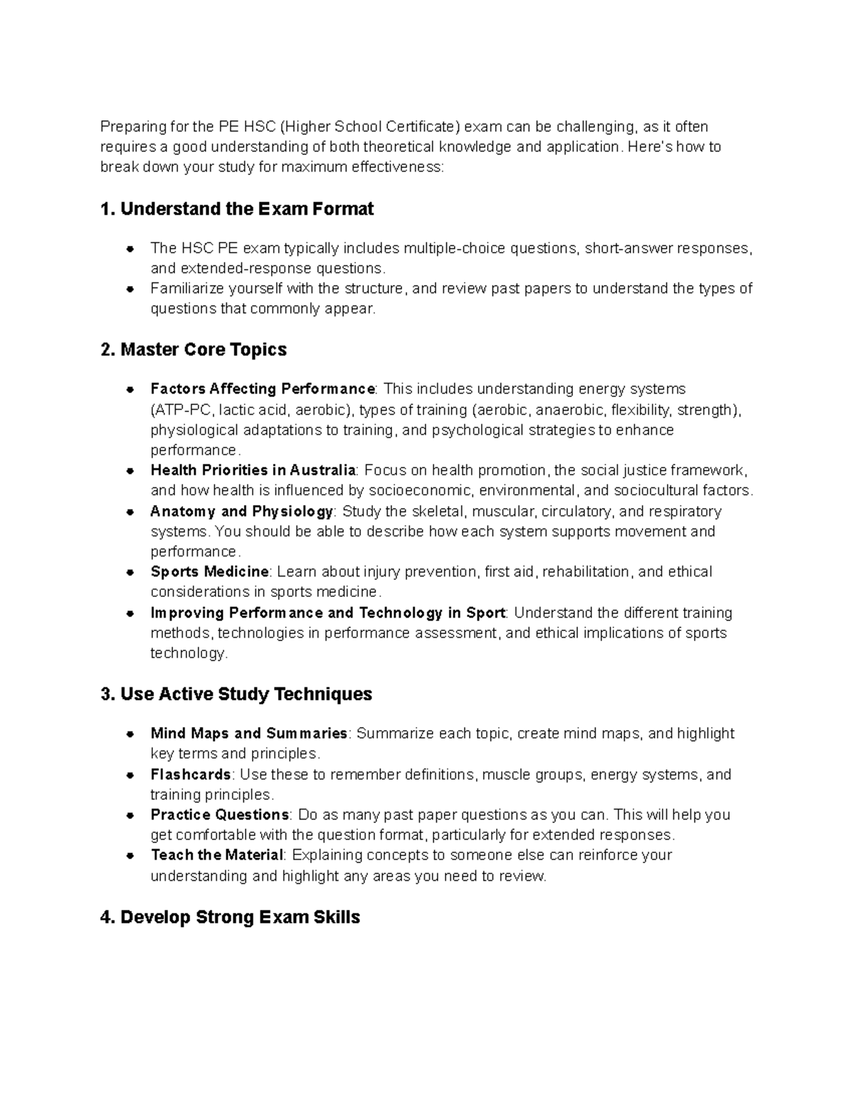 Untitled document - wwwwwwwwwwww - Preparing for the PE HSC (Higher ...