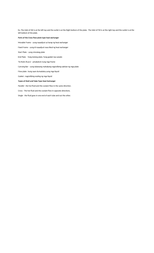 Shell - REad - Two Types of Plate Type Heat Exchanger Parallel Flow - a ...