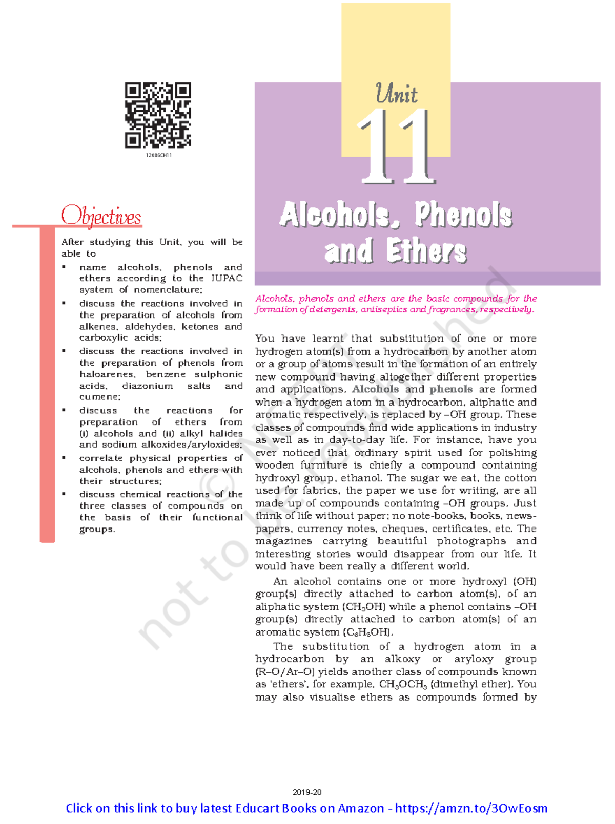 Alcohols Phenols and Ethers chemistry pdf notes - After studying this ...