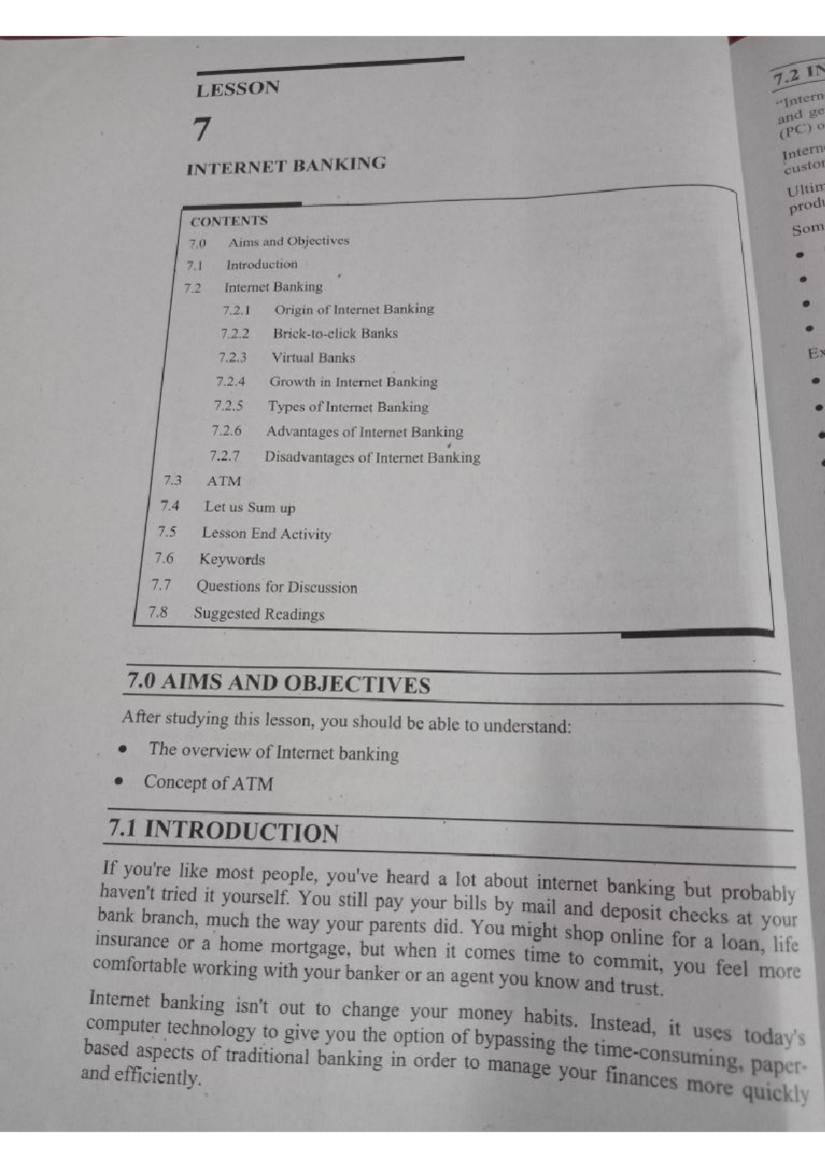 Internet banking - Master of commerce - Studocu