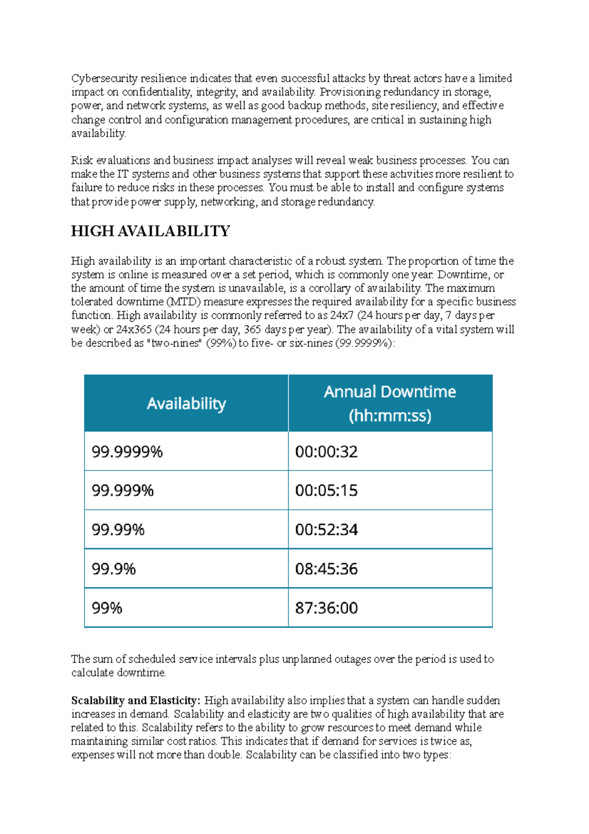 Implementing Redundancy Strategies - Cybersecurity resilience indicates ...