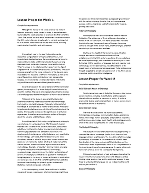Module 9 Lesson Proper - Lesson Proper for Week 9 Competitive advantage ...