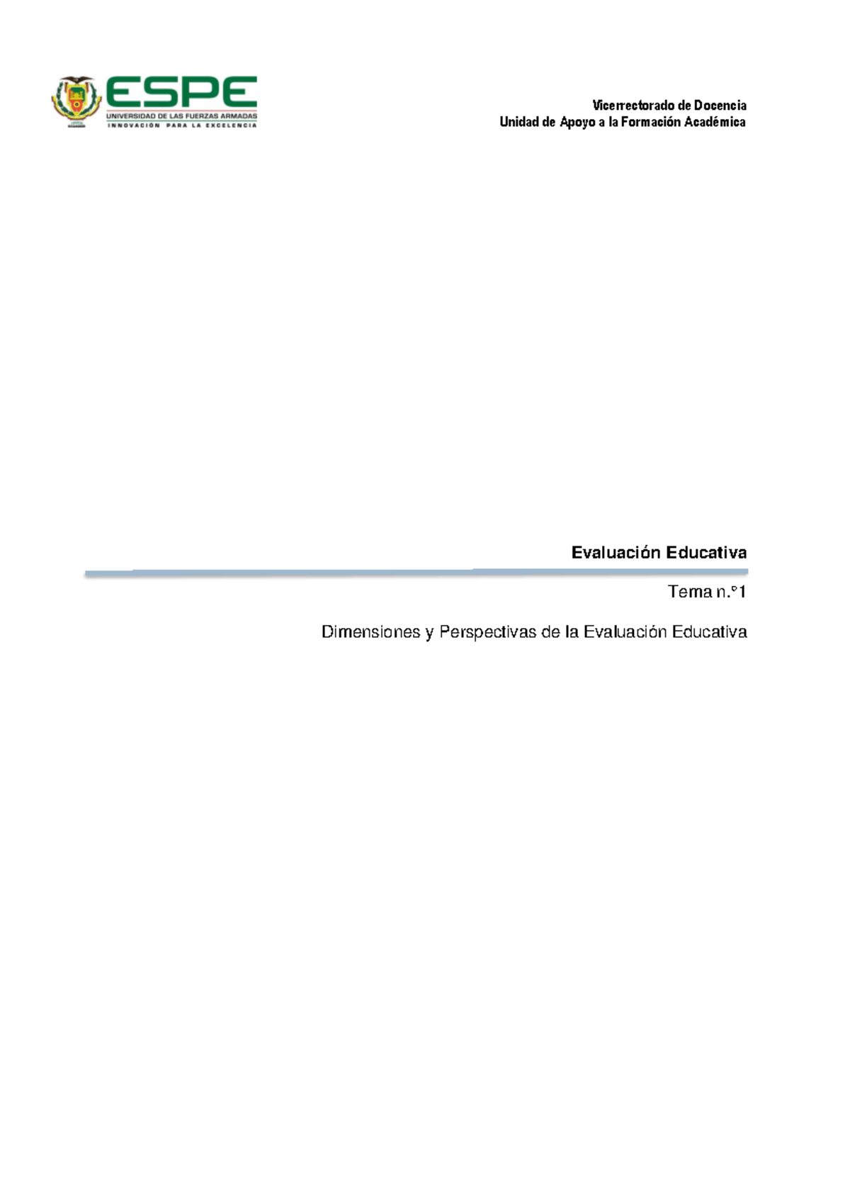 TEMA 1 IP EVA EDU - apuntes - Unidad de Apoyo a la Formación Académica ...